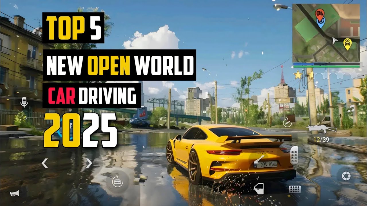 Top 5 Open World Car Driving Games For Android Download 2025 | Open ...