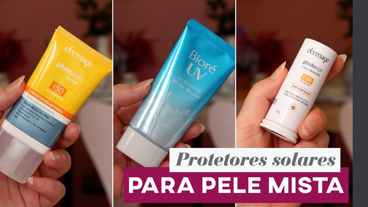 Top 3: PROTETOR SOLAR para pele MISTA e SENSÍVEL | Thais Marques ...