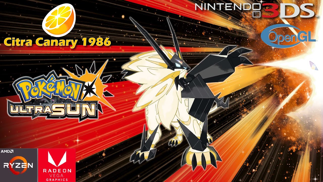 Citra Canary 1986 | Pokémon Ultra Sun On Ryzen 3 2200G Vega 8 + 8GB Ram ...