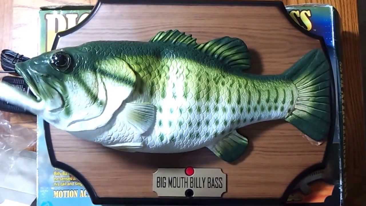 Vintage 1998 Big Mouth Billy Bass w/ Box & A/C Adapter - YouTube