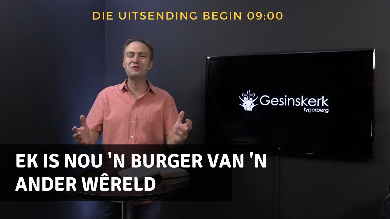 Ek is nou 'n burger van 'n ander wêreld (Johan Delport) (22 Maart 2020 ...
