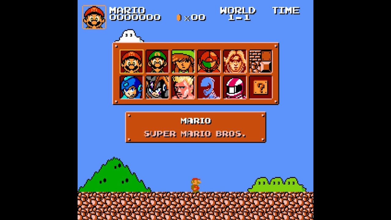 Super Mario Bros. Crossover v.3.1.21 (playing as Bill Rizer from Contra ...
