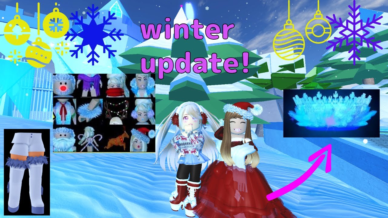 New Winter Update! + new map! + winter halo answers .:*☆ (Royale High ...