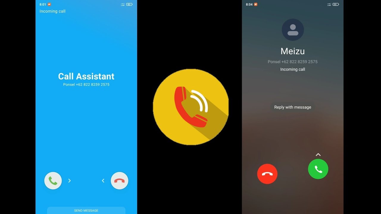 Call Assistant vs Meizu Incoming Fake Call - YouTube