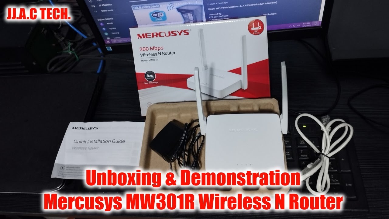 Mercusys MW301R 300Mbps Wireless N Router - Unboxing & Demonstration ...