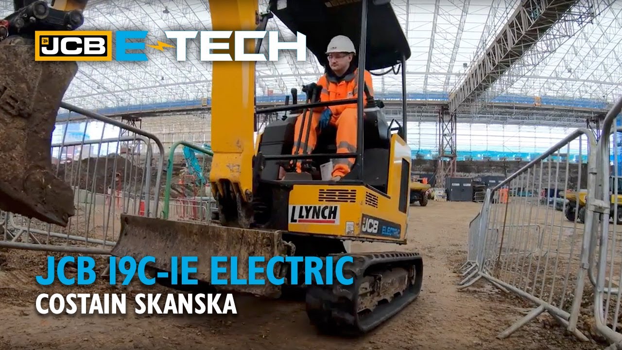 JCB 19C-1E Electric Mini Excavator Customer Stories - Costain Skanska ...