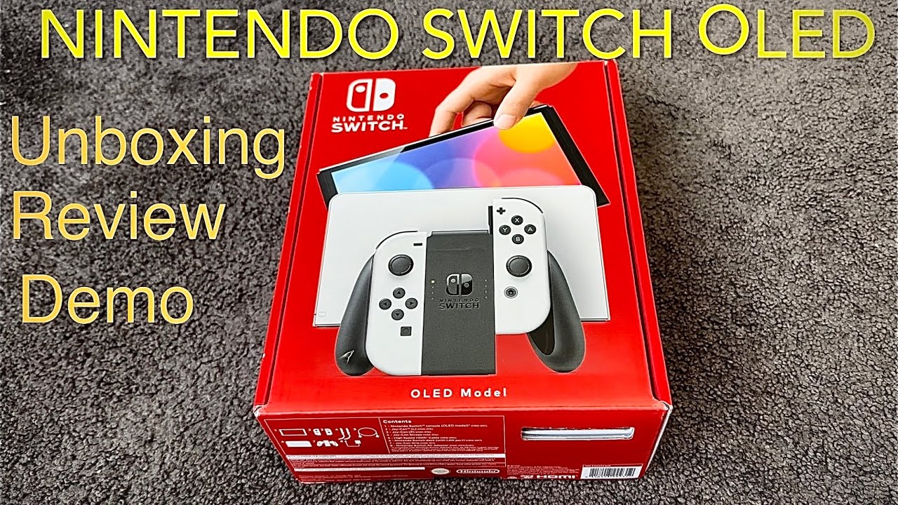 Nintendo Switch OLED model unboxing, detailed review and product demo ...