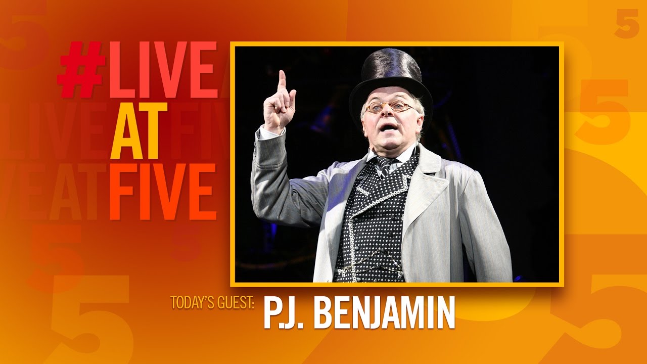 Broadway.com #LiveatFive with P.J. Benjamin of WICKED - YouTube