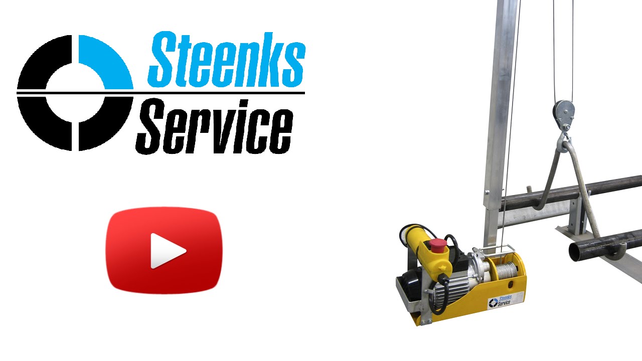 Pipe rail winch system | Pipe hoist lifter | piperail greenhouses ...