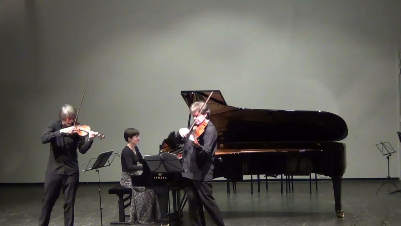 J. Brahms Trio for Violin, Viola and Piano op. 40 - YouTube