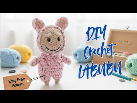 The Easiest Crochet Labubu| Heart and Craft - YouTube