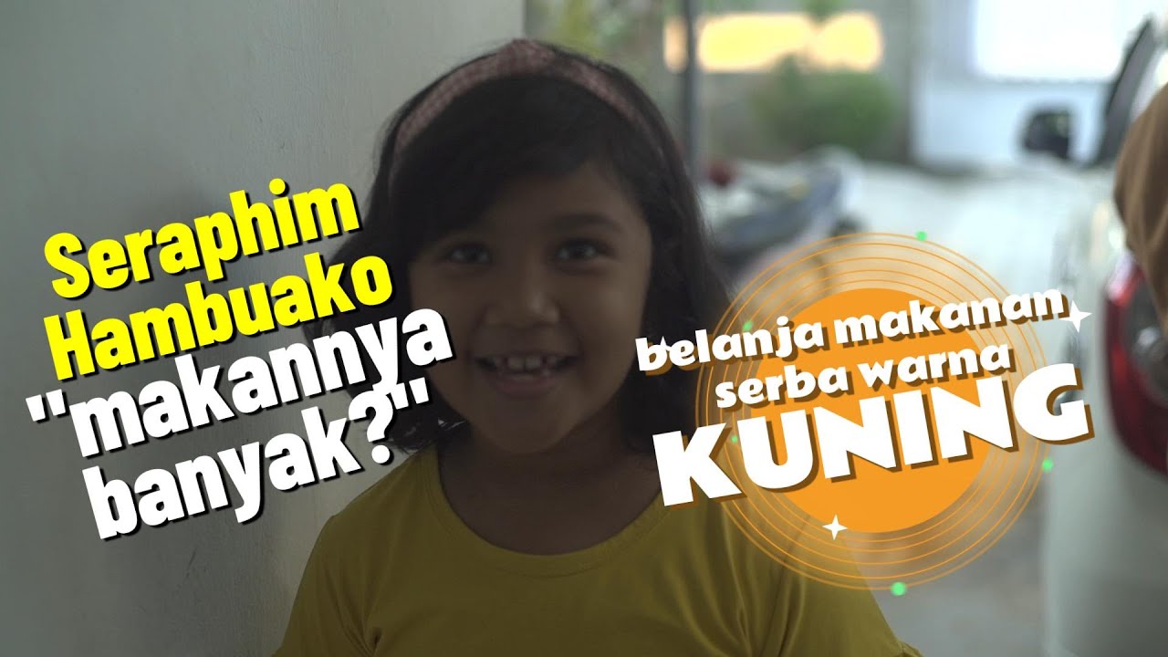 aphim Belanja makanan serba warna Kuning - YouTube