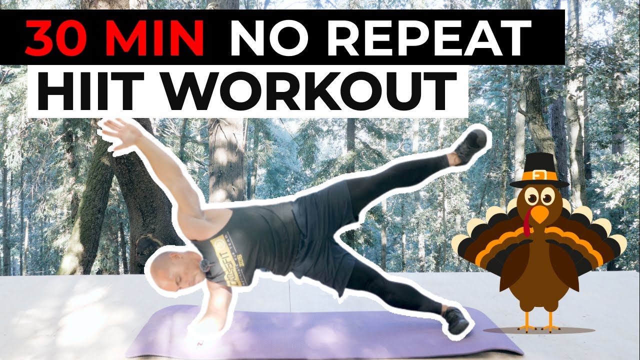 30 Min Pre-Thanksgiving HIIT Workout - "The Turkey Burner" - YouTube