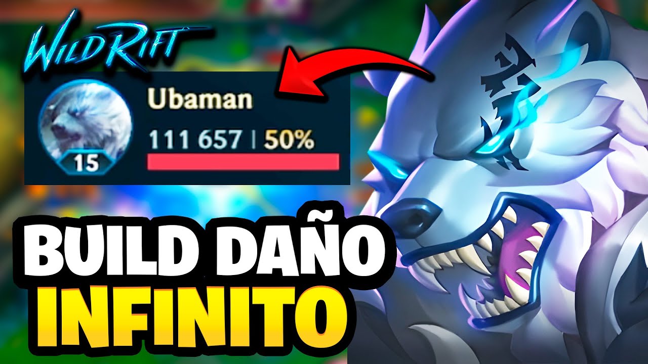 😱NUEVA BUILD DE DAÑO INFINITO! 111,000 DE PURO PODER! | Wild Rift - YouTube