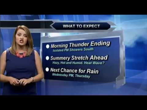 Meteorologist Molly Matott's Sunday AM Forecast 7-26-2015 - YouTube