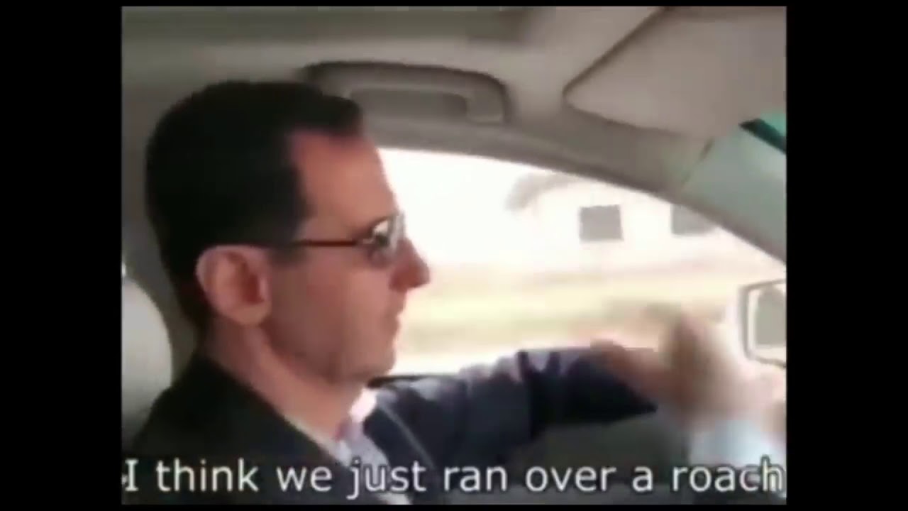 I think I just ran over a roach - YouTube