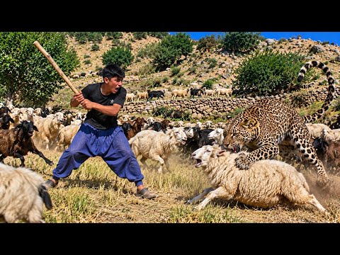 Keyvan Goes to Bring the Sheep Home | A Day of Nomadic Life 🐑🌿