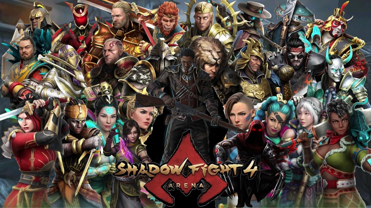 Shadow Fight 4 All Characters Showcase - YouTube