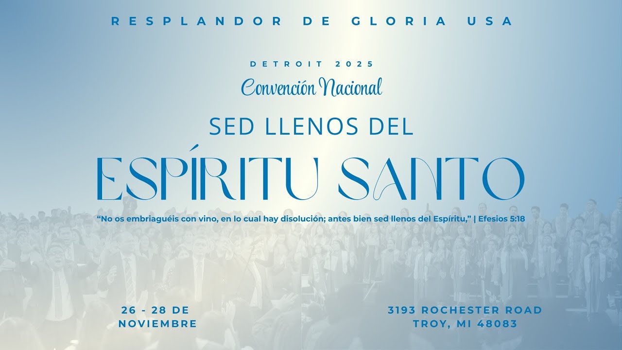 4to. Servicio Convencion Nacional, Detroit MI, 2025 - YouTube