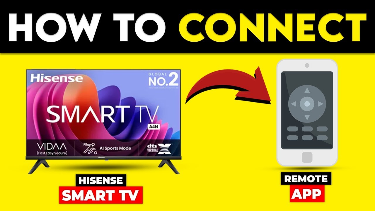 How To Connect Hisense Smart TV To Remote App (How To Use Remote App To ...