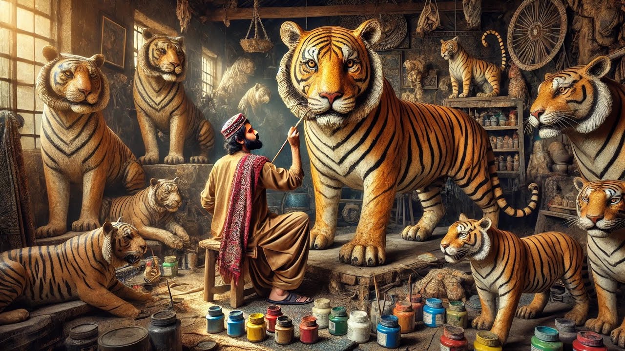 The Hands of a Craftsman Transforming Raw Sculptures into Stunning ...