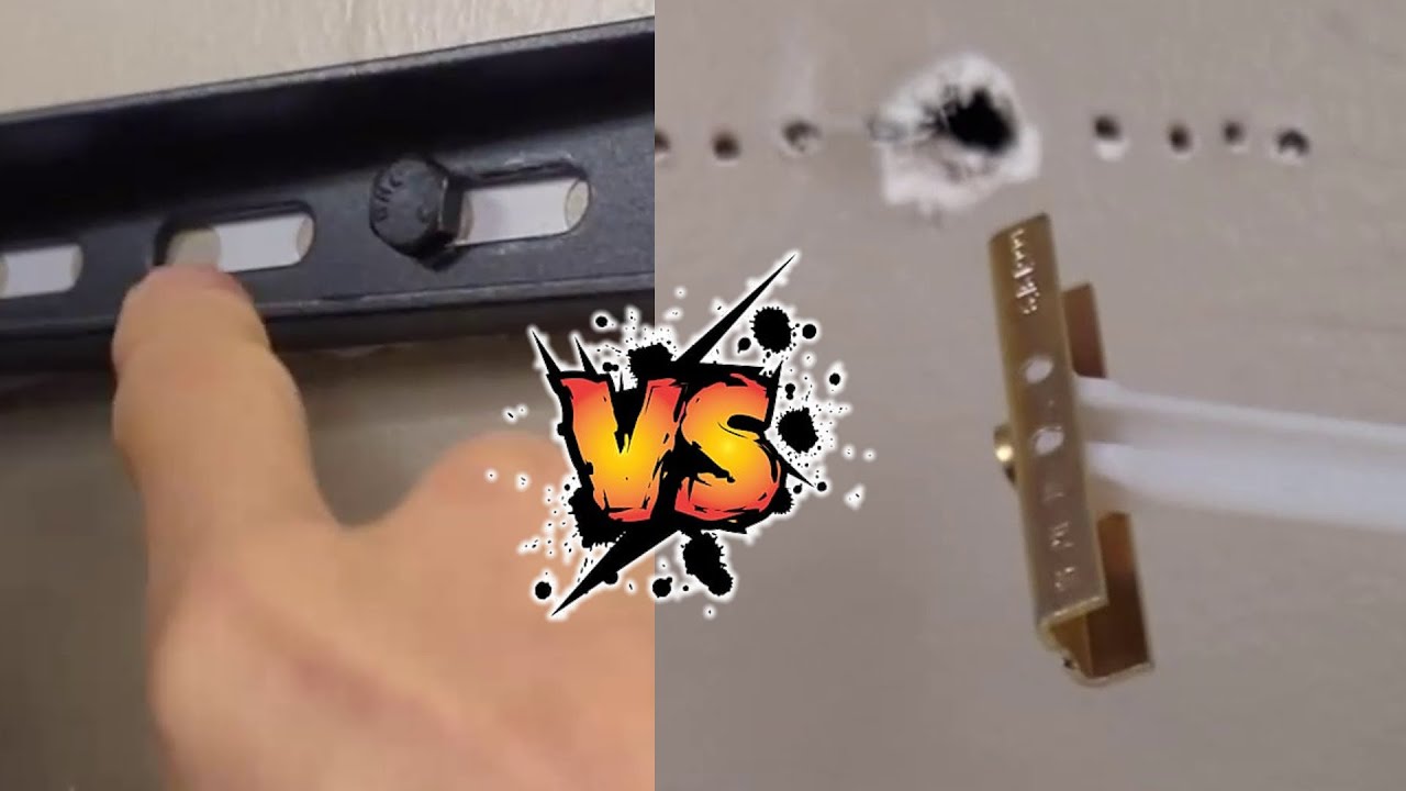Anchor vs Lag Bolt for TV Mount in Metal Stud Wall - YouTube