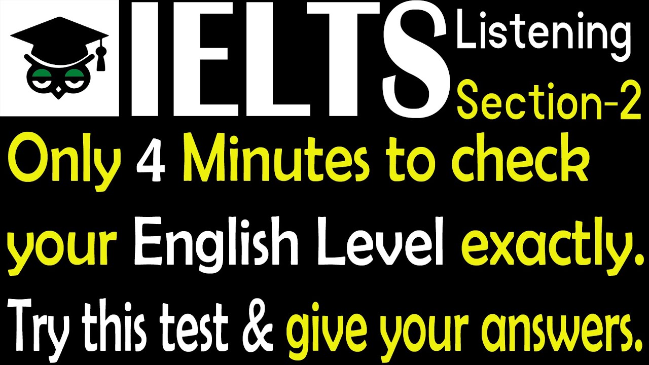 IELTS Volume 1 | Listening Test ONE, Section 2 | English Practice Test ...