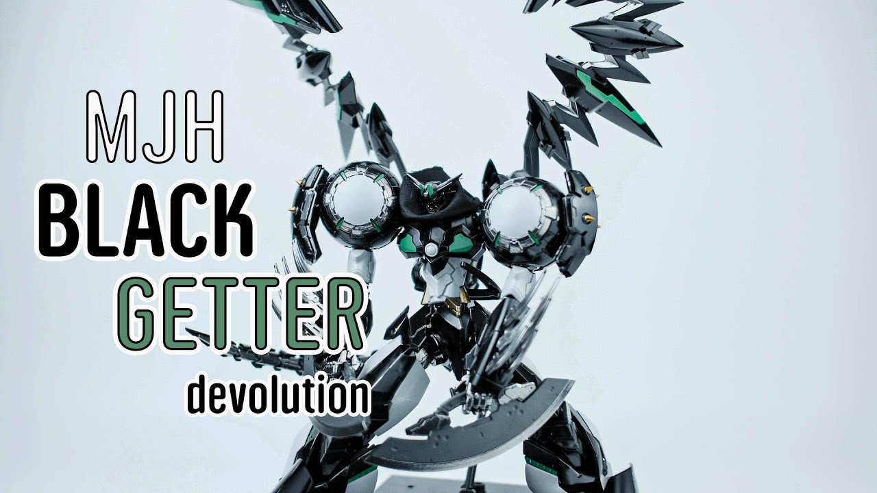 หุ่นรบปีศาจ [แกะกล่อง+ทำสี] MJH BLACK GETTER DEVOLUTION - YouTube