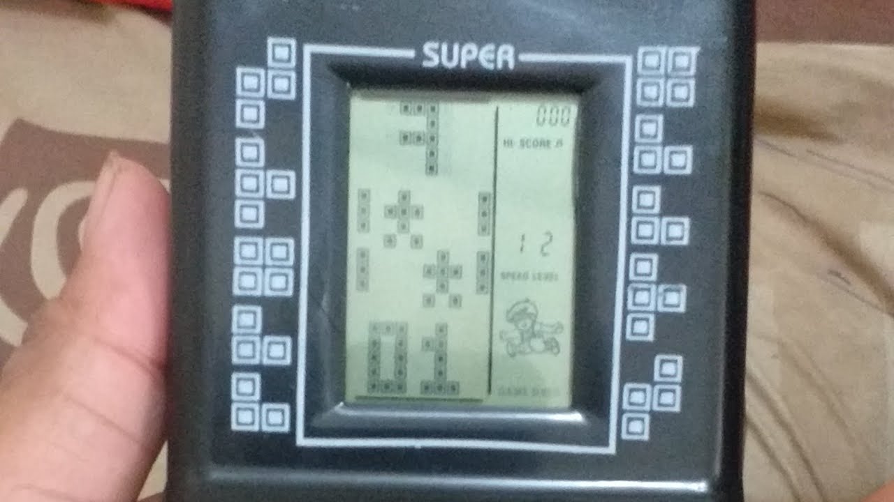 unboxing game boy BRICK GAME TETRIS 9999 - YouTube
