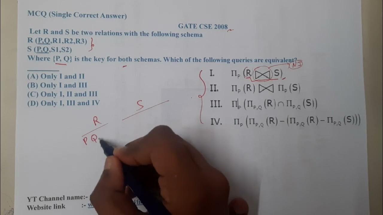 GATE CSE 2008 - YouTube