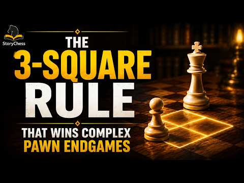 The 3-Square Rule That Wins Complex Pawn Endgames
