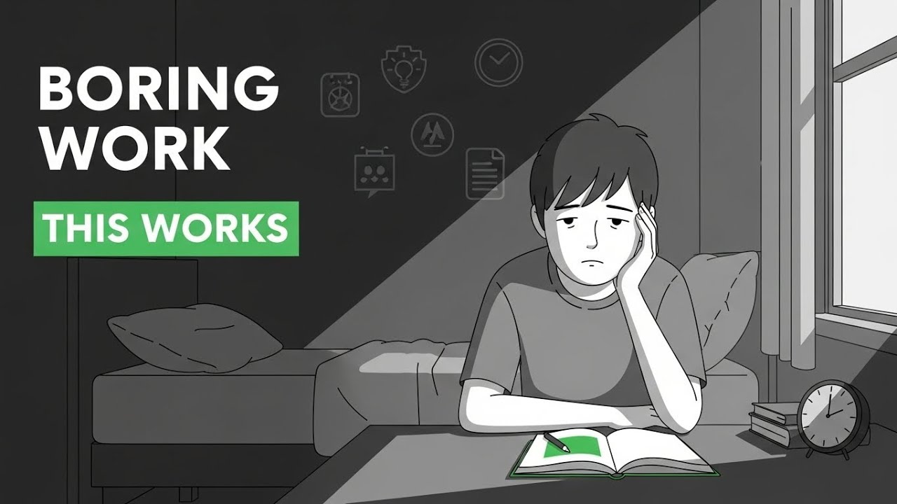 The Productivity Advice Nobody Follows Because It’s Boring - YouTube