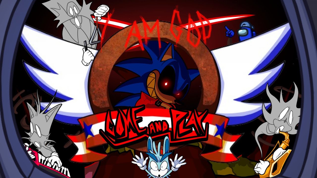 FNF Come Out To Play (Lyrics) | [Sonic.exe Mod] VS MCX - YouTube