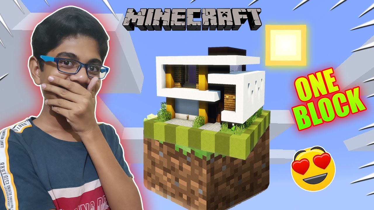 ORGANIZING PERFECT HOUSE on ONE BLOCK in *MINECRAFT* [ EP 6 ] - YouTube