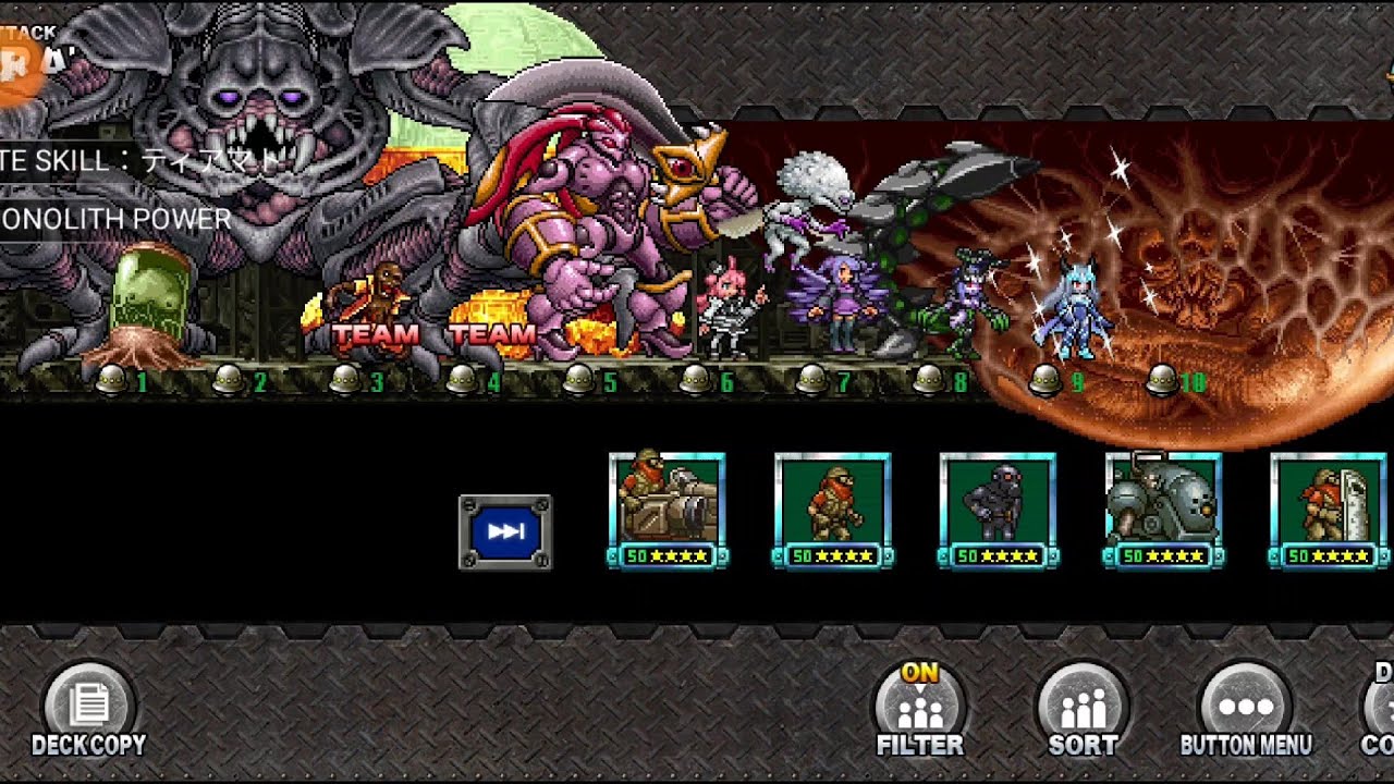 Metal Slug Attack Space Army ALL UNIT 18 / メタルスラッグアタック 宇宙軍 全ユニット 18 ...