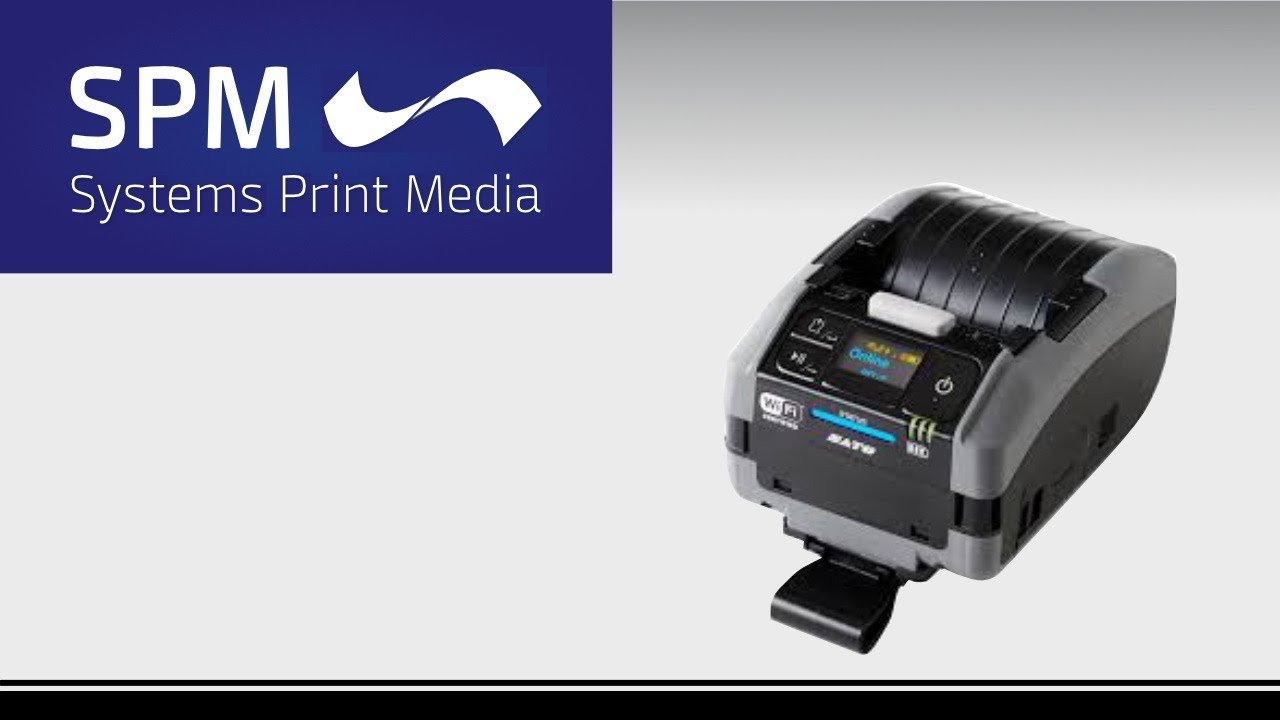 SATO PW2NX - Mobile Label Printer - YouTube