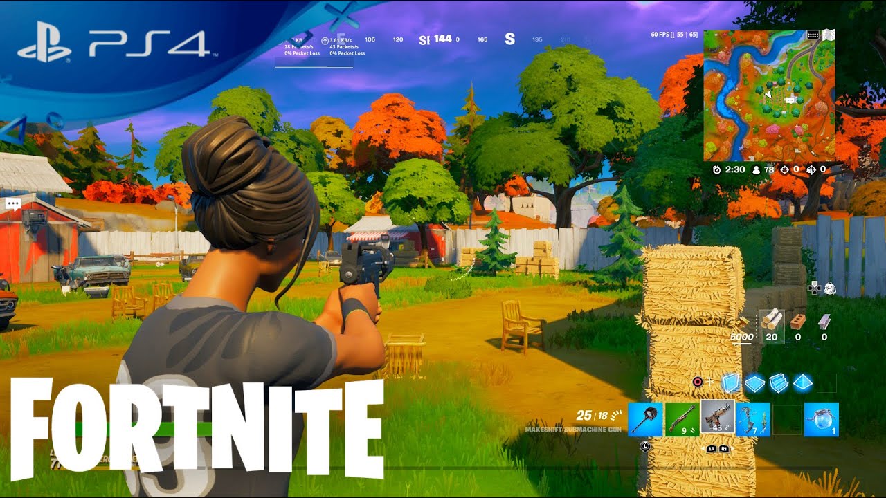 Fortnite Gameplay On The PS4 Slim!!! Fortnite solo gameplay Chapter 2 ...