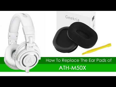 How to Replace Audio-Technica ATH-M50X Headphones Ear Cushions - Geekria