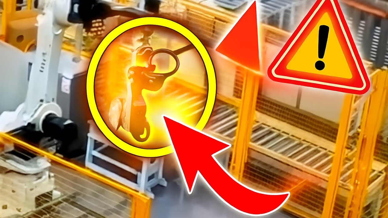 ⚠️ ROBOTIC ARM MACHINE ACCIDENT (PT 2) | Caught on Camera by Impact ...
