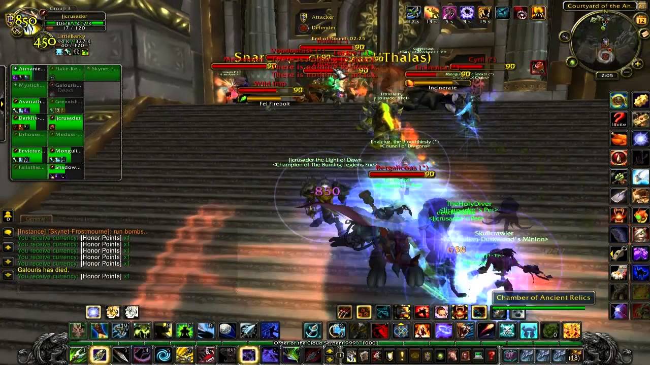 World of Warcraft Battlegrounds: Gameplay #1 (Strand of the Ancients ...