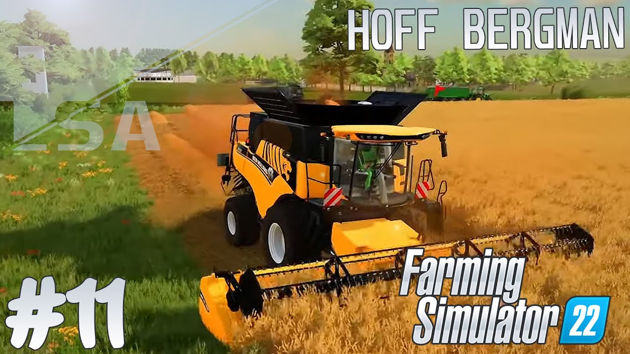 FARMING SIMULATOR 22 | Hoff Bergman - Les poules et la moisson ! #11 ...