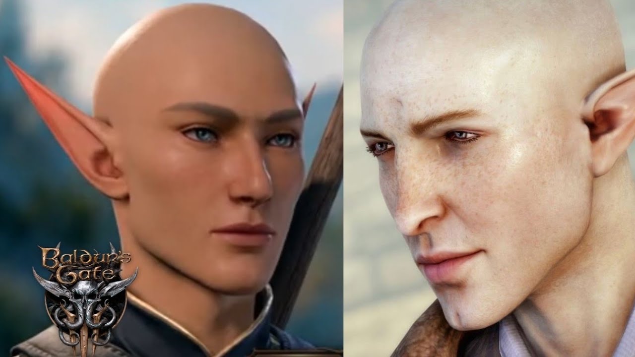Create character Solas in BG3 ov0? - YouTube