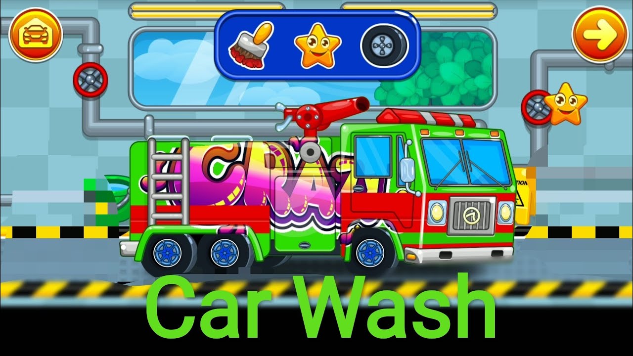 Car Wash for kids | Cartoons | Cartoon kids - YouTube
