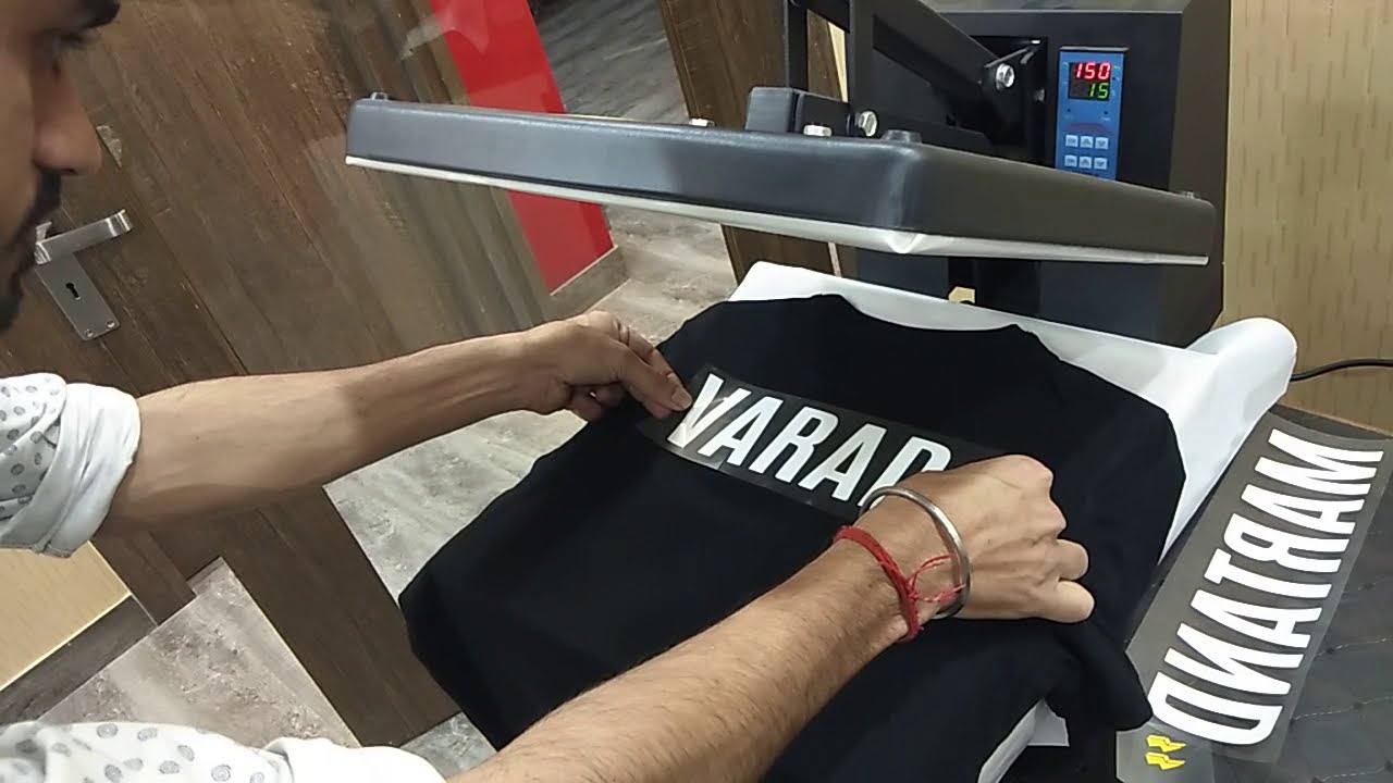 8595875043 HOW TO PRINT COTTON T SHIRT WITH PLOTTER - YouTube