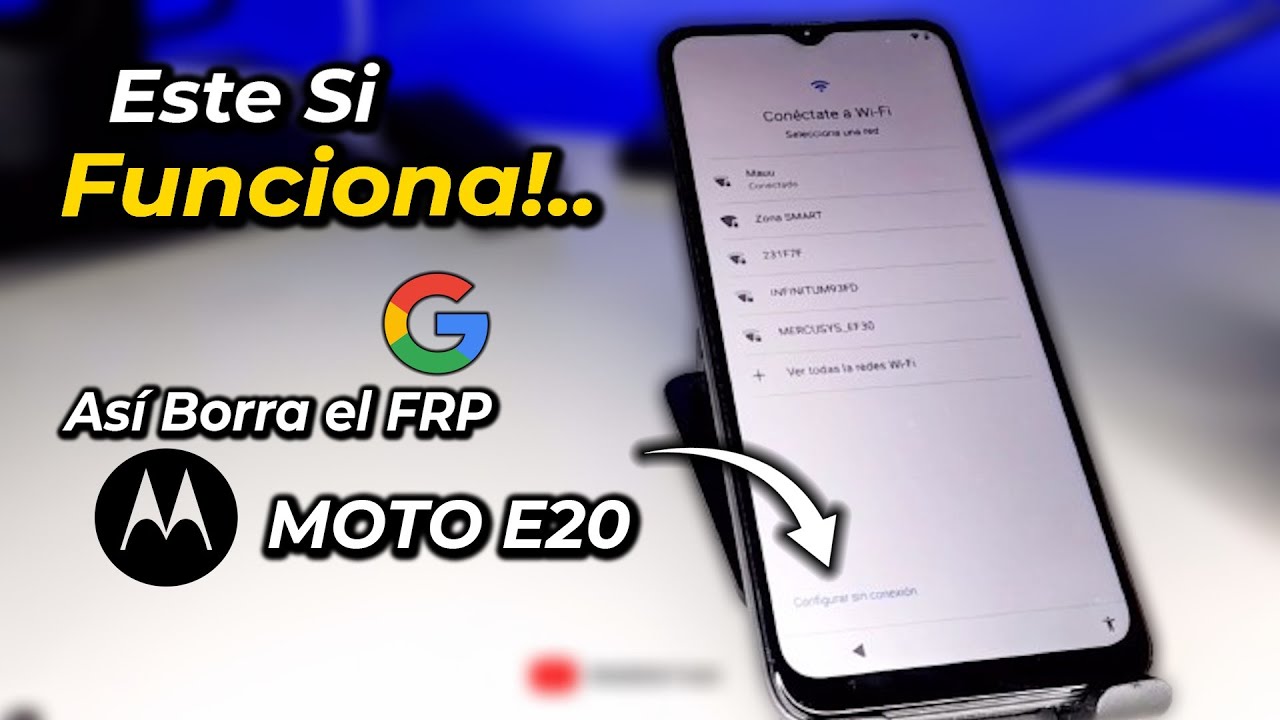 ☄️Así Borramos FRP Moto E20 | Método Diferente Y Eficiente - YouTube