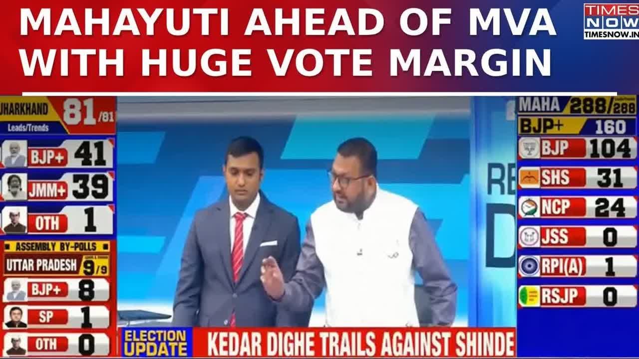 Maharashtra Assembly Elections: Mahayuti Ahead Of MVA With Massive Vote Margin | English News ...