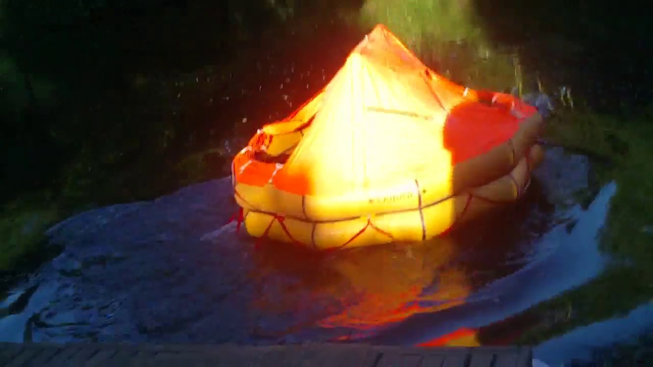 life raft river fun - YouTube