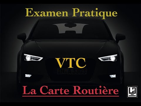 VTC : Examen Pratique : La Carte Routière (Comment lire une carte ...
