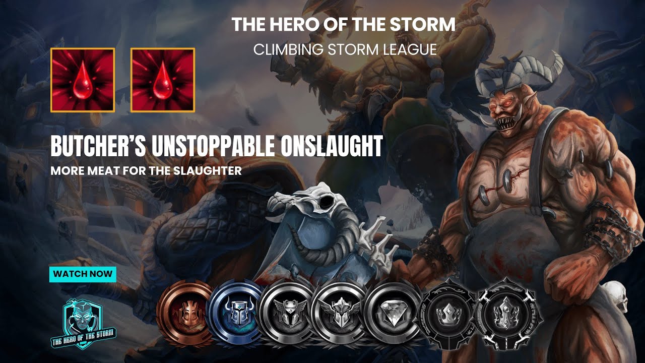 Heroes of The Storm (2024) Journey to Grand Master (Butcher HoTS ...