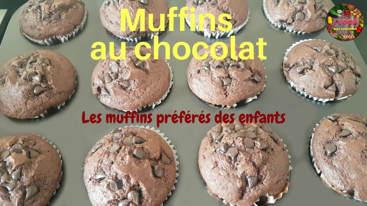 MUFFINS AU CHOCOLAT : le Cupcake préféré des enfants - YouTube